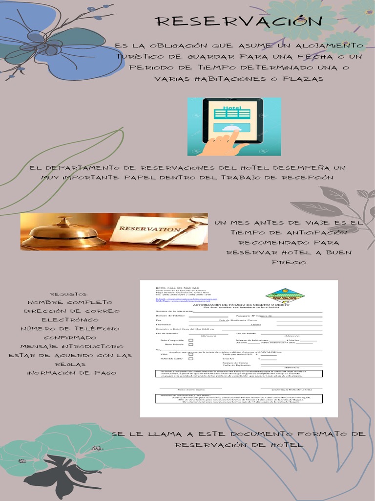 Manejo de Reservaciones, Check-In y Check-Out | PDF