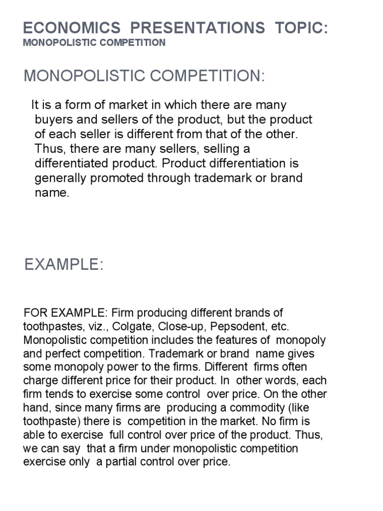 Monopoly Competition | PDF | Monopoly | Economies