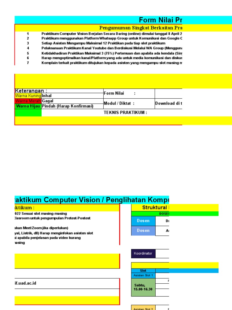 Praktikum Computer Vision 2022 | PDF