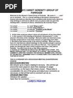 SA Step Into Action Meeting Script | PDF | Lust | Prayer