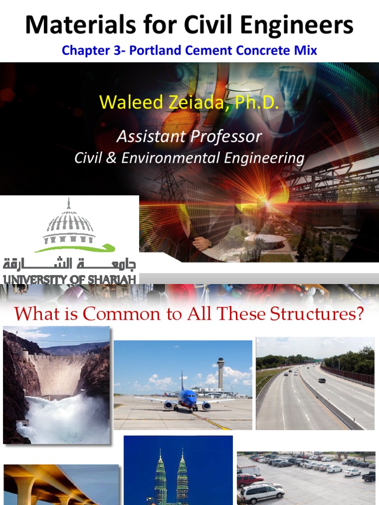 CH 3-2-Portland Cement Concrete Mix | PDF | Concrete | Strength Of ...