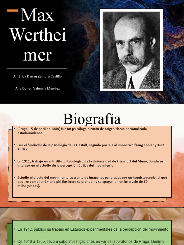 Max Wertheimer 2.0 | PDF | Evaluación neuropsicológica | Sicología