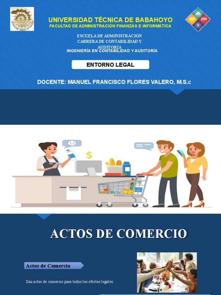 7 Actos de Comercio | PDF | Economias | Business