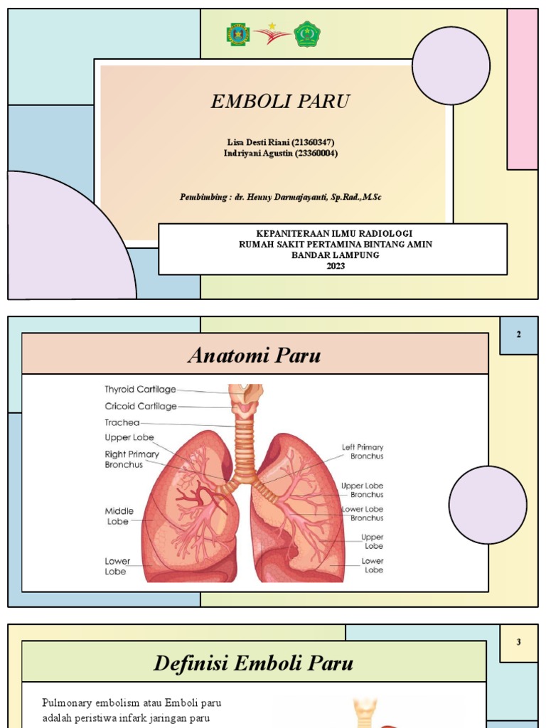 Emboli Paru New-1 | PDF