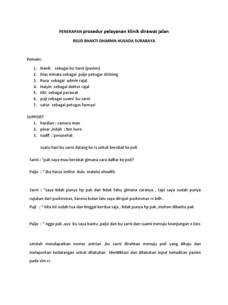 SKRIP LOMBA PPNI Poli | PDF