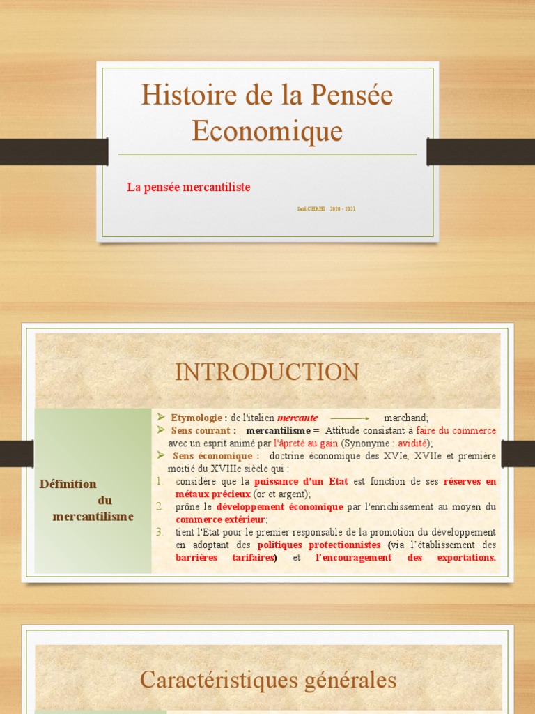 Comprendre le Mercantilisme Économique | PDF | Mercantilisme | Économie