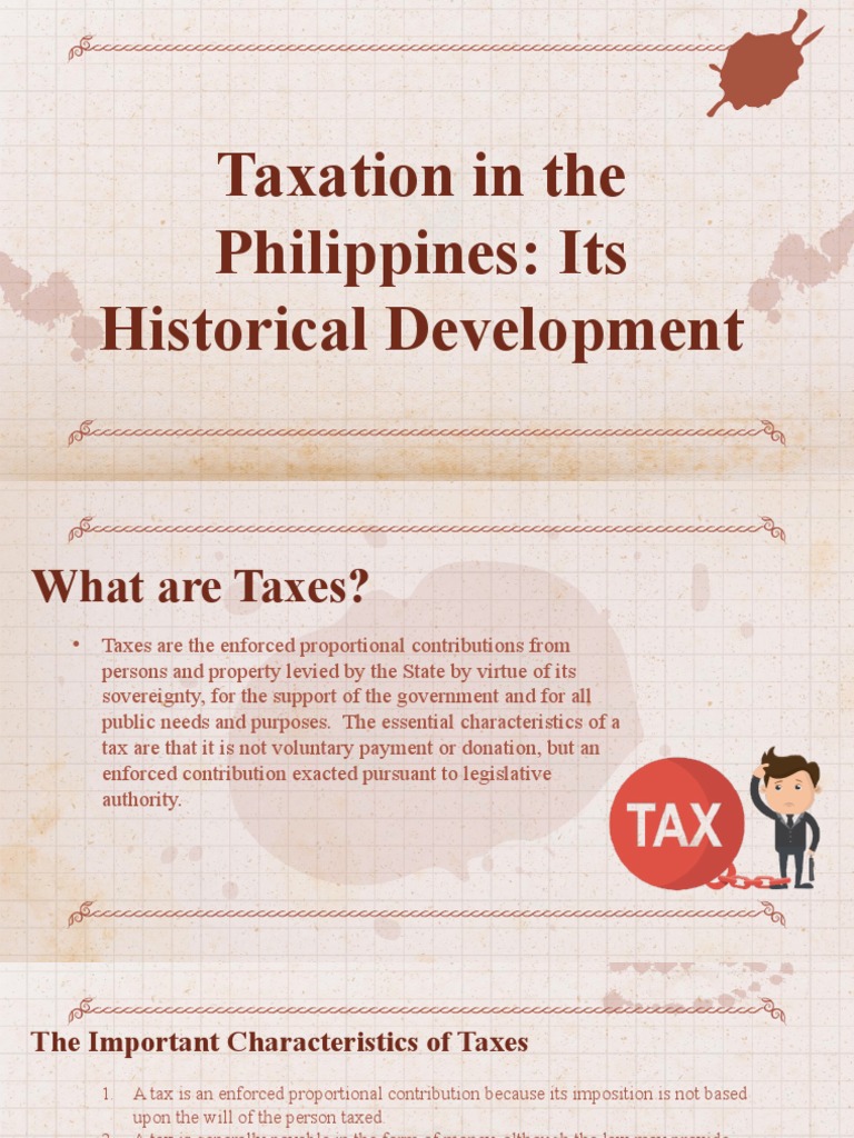 History of Taxation in the Philippines | PDF | Taxes | Government