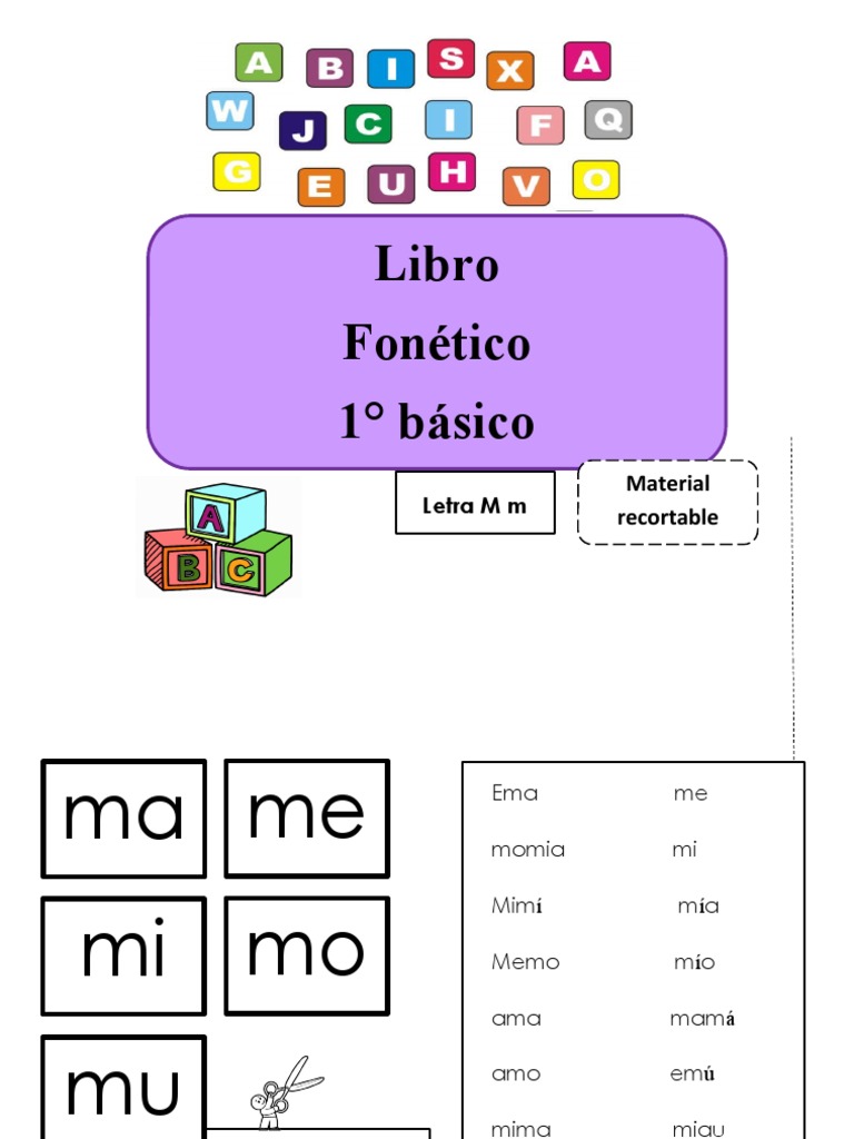 Dictado Fónico para Niños de 1° Básico | PDF