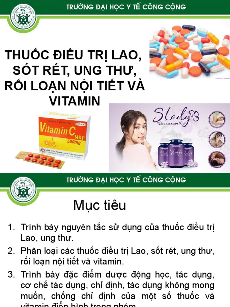 Bai 8. Thuoc Dieu Tri Lao, SR, UT, RLNT, VTM | PDF