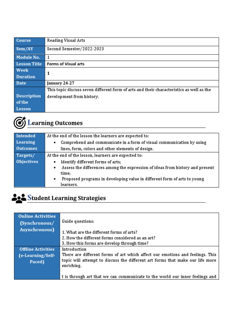 Reading Visual Art Readings | PDF | The Arts | Sculpture