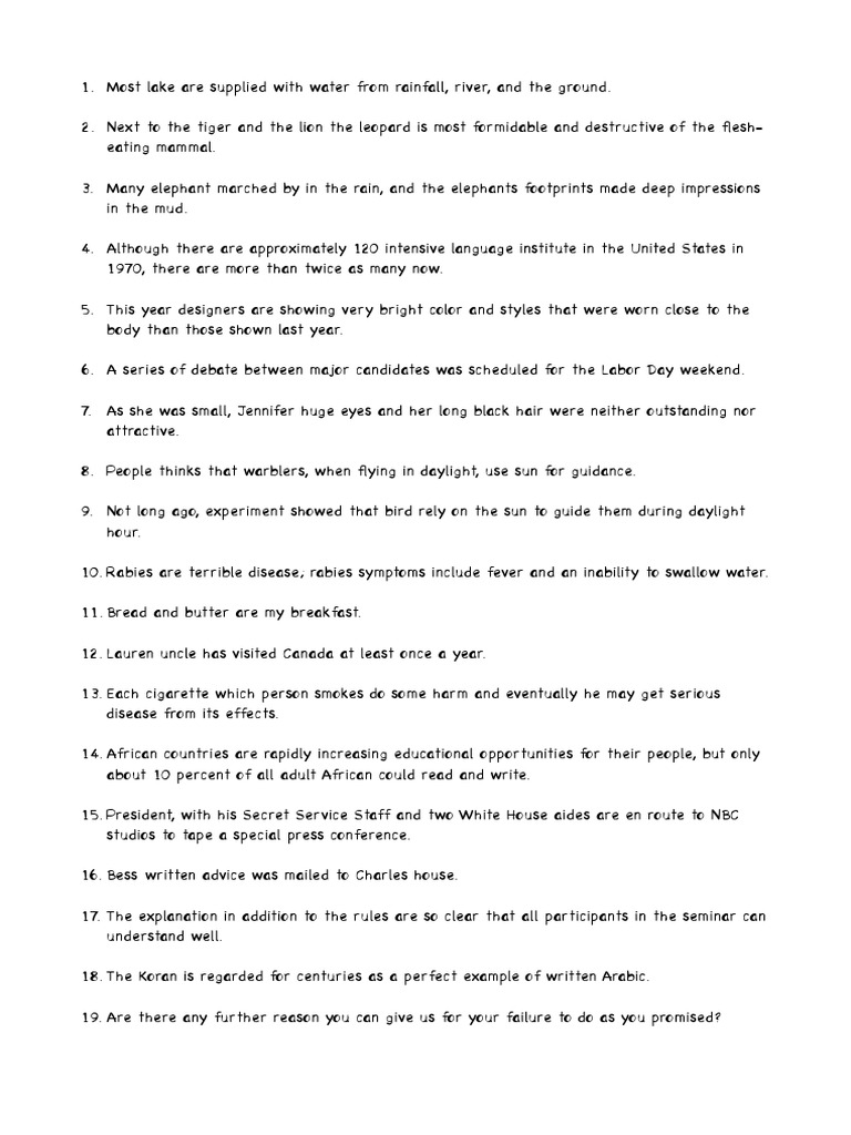 Error Identification | PDF