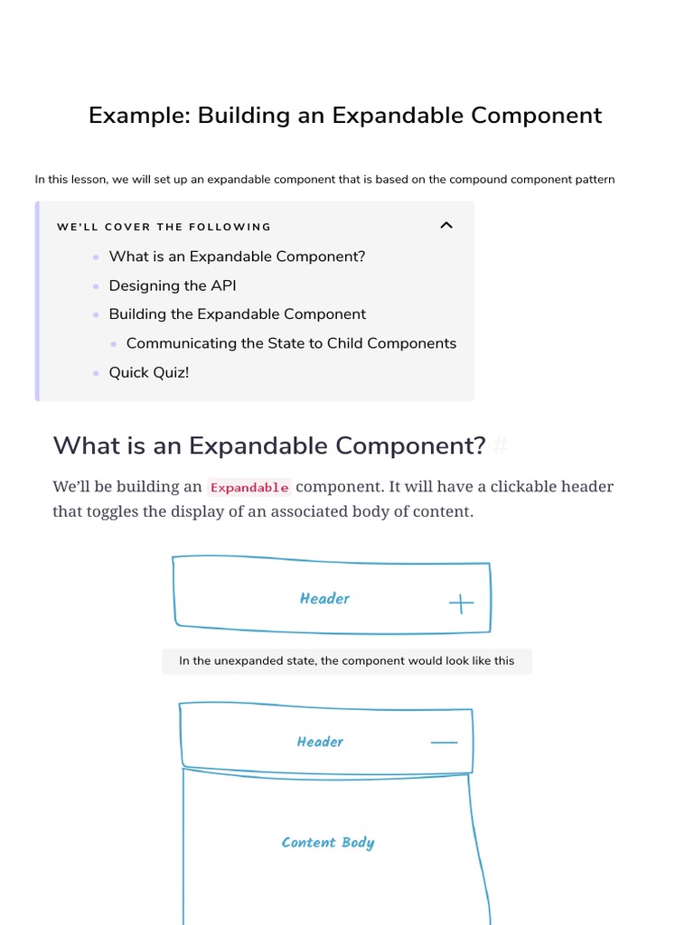 4 Example Building An Expandable Component | PDF | Computer Science ...