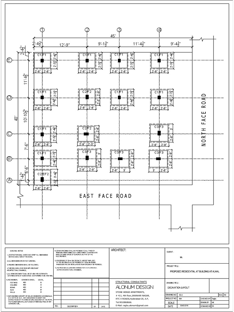 Excavation Layout | PDF | Materials | Building