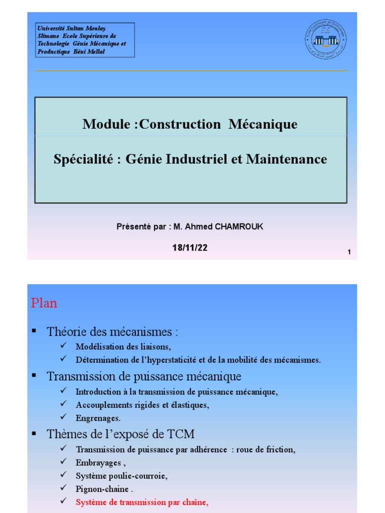 Construction Mécanique | PDF | Machine | Ingénierie mécanique