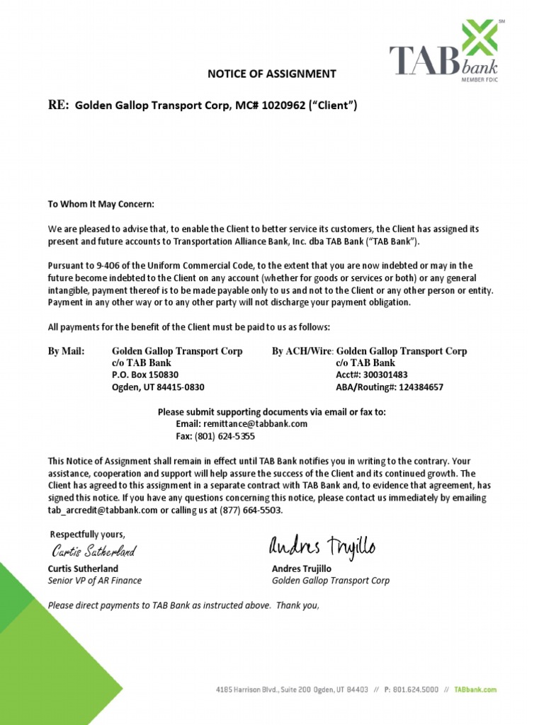 Golden Gallop NOA | PDF