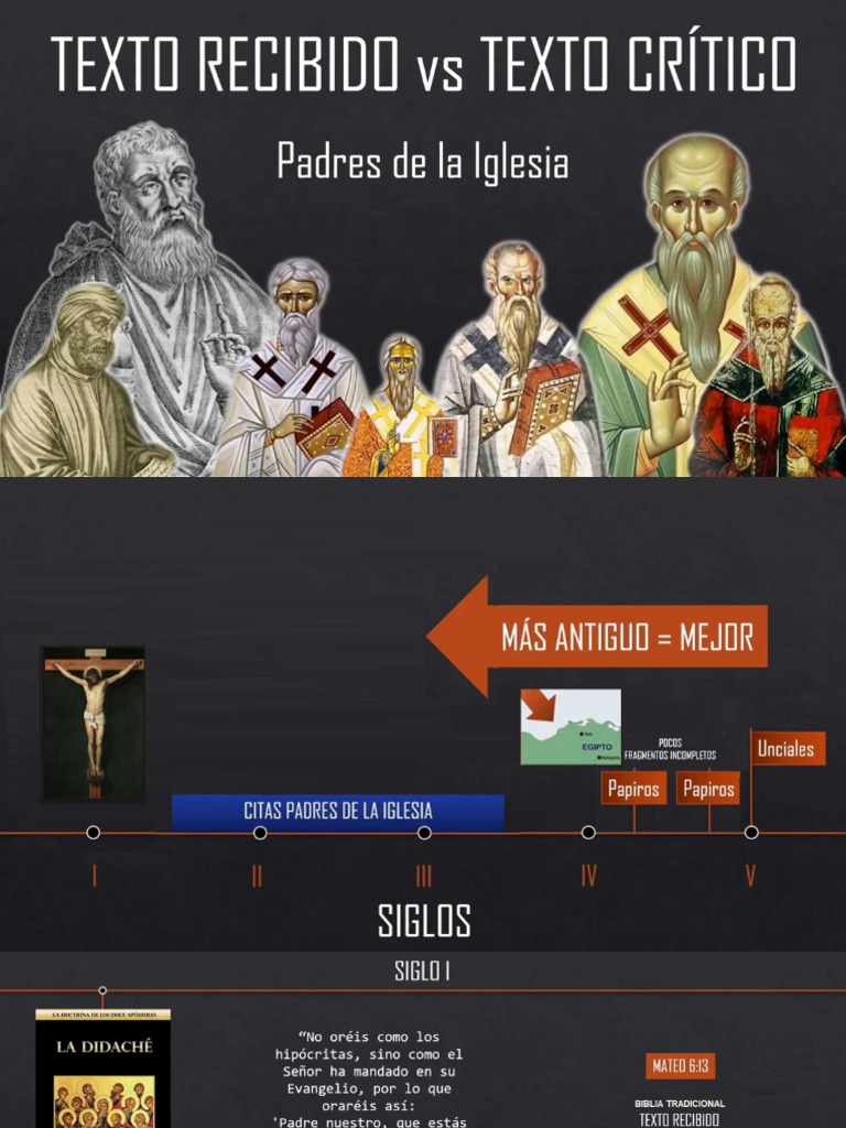 Textus Receptus y Texto Critico DIFERENCIAS | PDF
