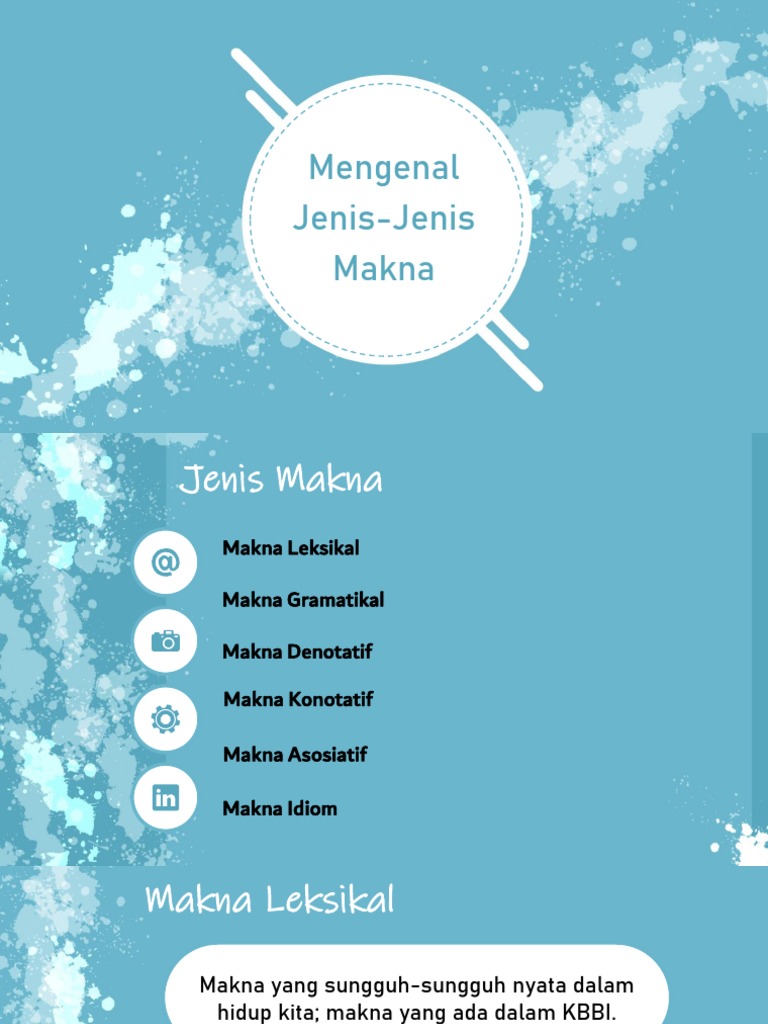 Jenis-Jenis Makna | PDF | Pengembangan Diri