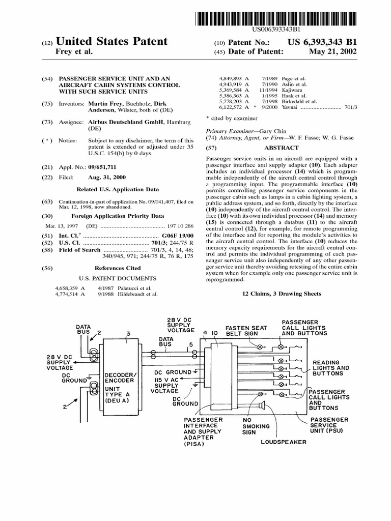 Passenger Service Unit and An Aircraft Cabin Systems Control With Such ...