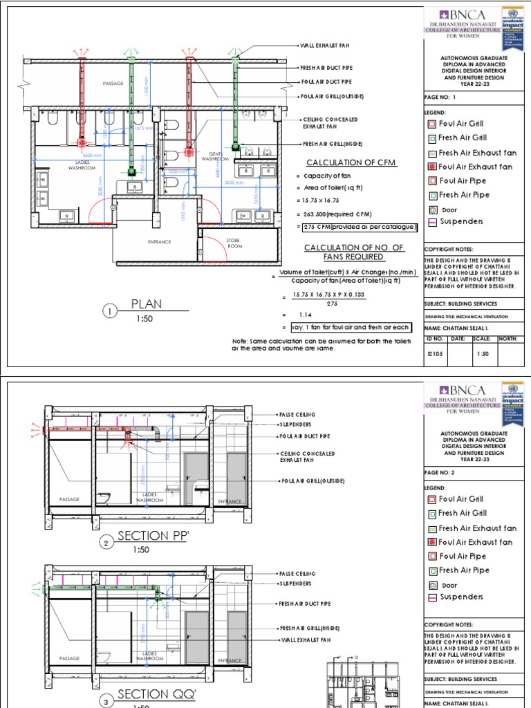 Air Ventilation 1.2 | PDF | Duct (Flow) | Ceiling