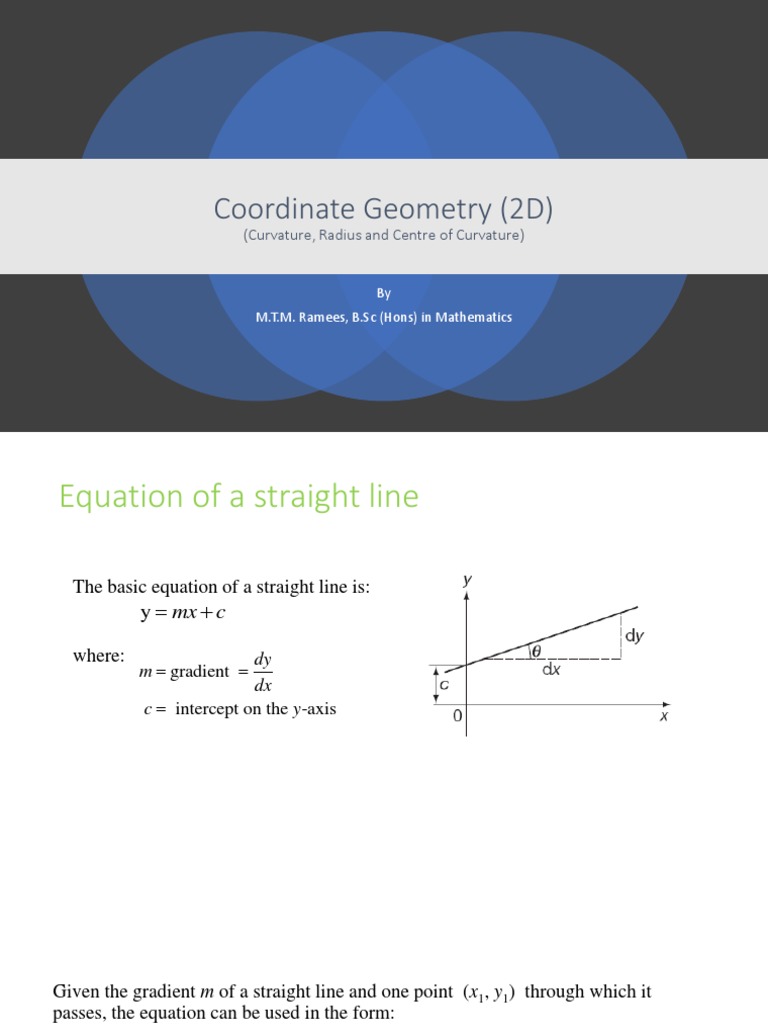 Curvature | PDF | Curvature | Line (Geometry)