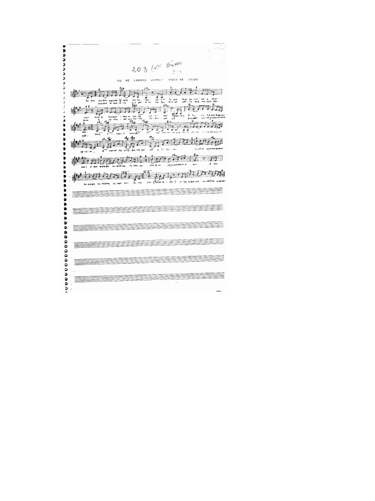 2203-Eu Me Lembro Quando Jesus Me Tocou | PDF