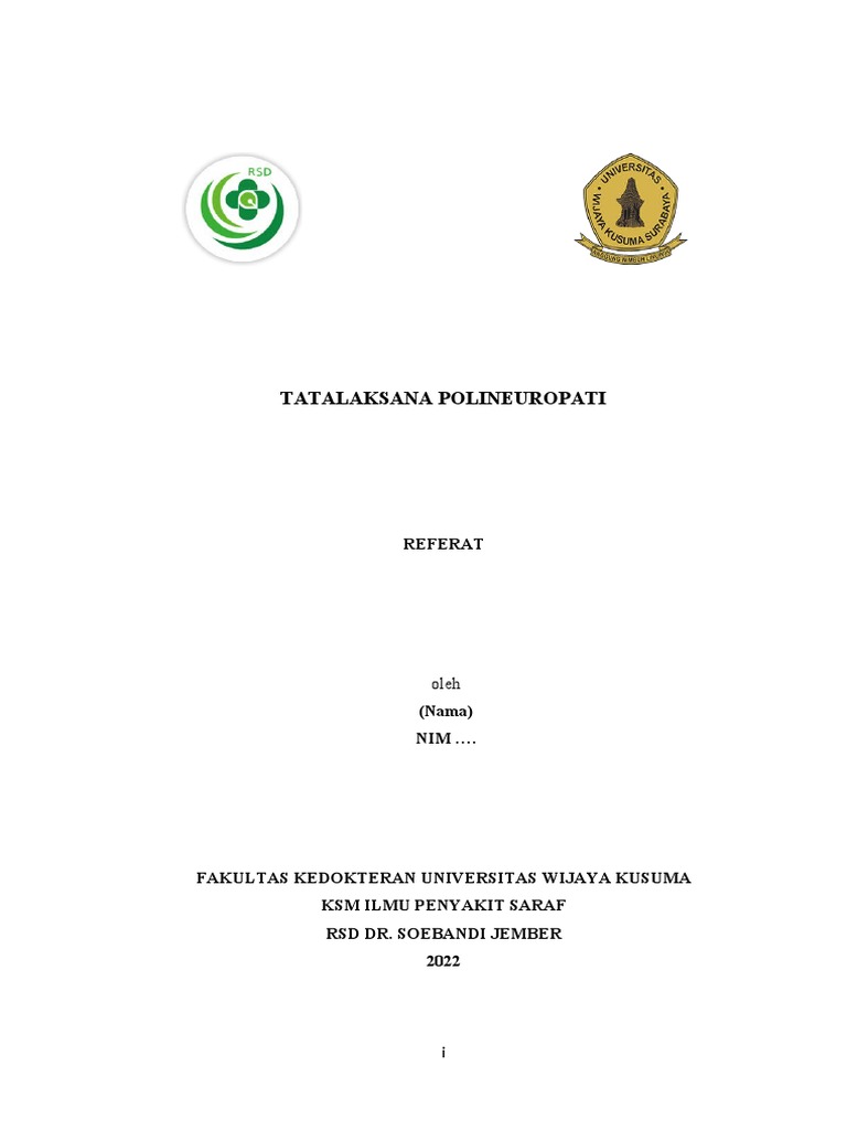 Tatalaksana Polineuropati Saraf Perifer | PDF