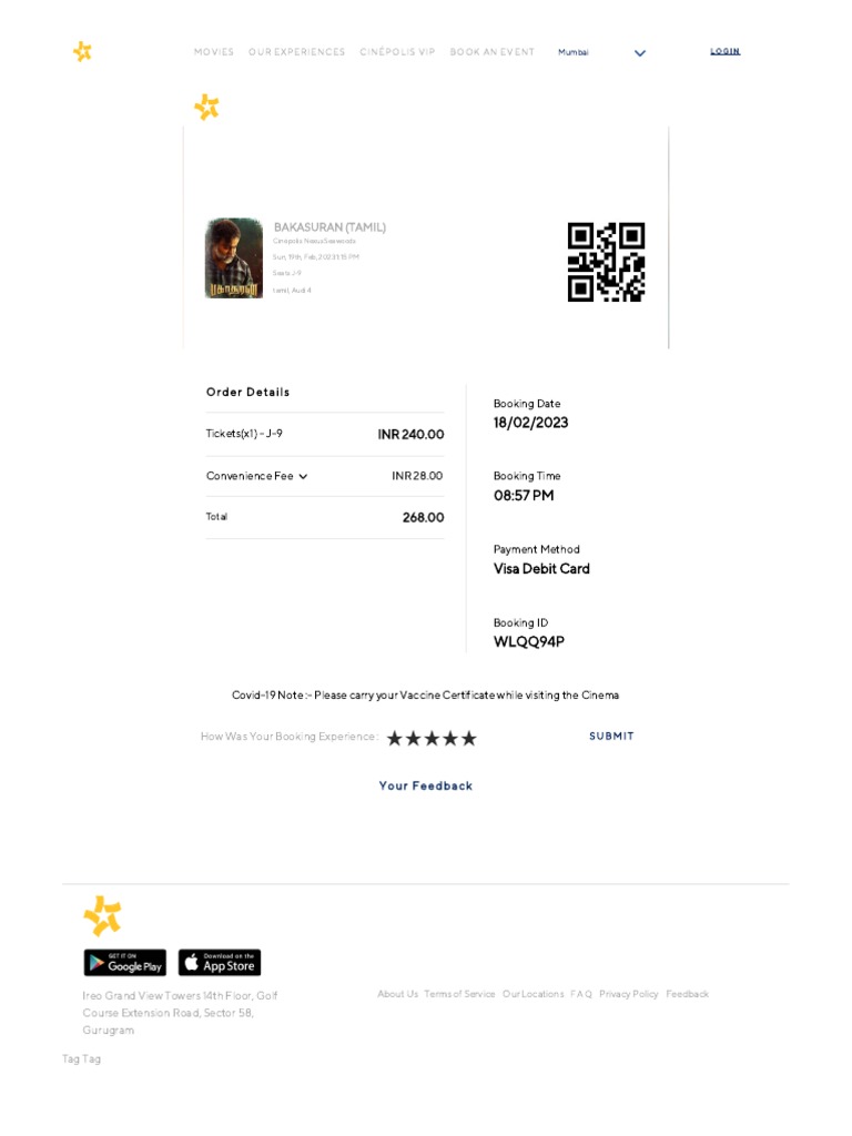 Your Ticket - Cinépolis | PDF