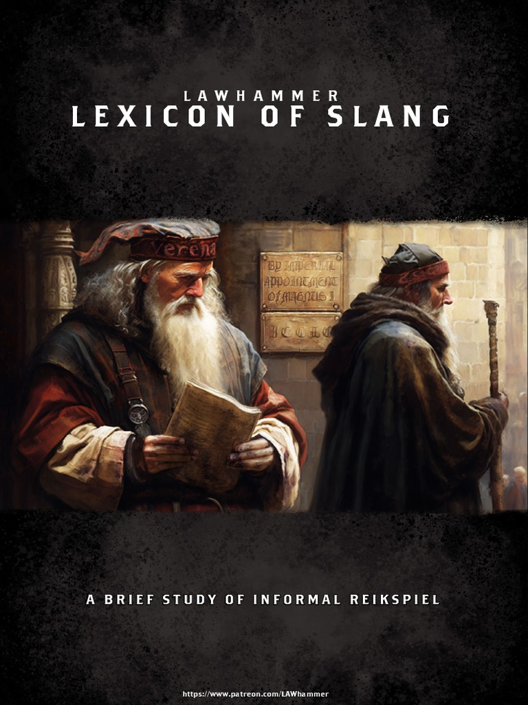 LAWhammer Lexicon | PDF | Slang | Linguistics