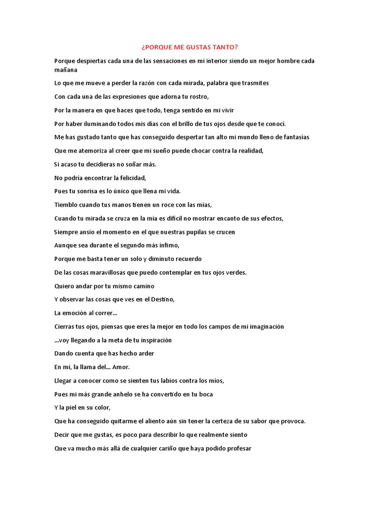 Razones para Amar A Alguien | PDF | Amor