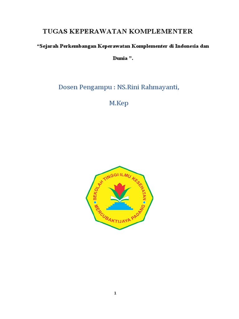 Sejarah Perkembangan Keperawatan Komplementer | PDF