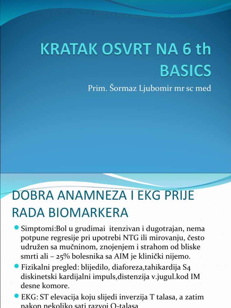 KRATAK OSVRT NA 6 TH BASICS | PDF