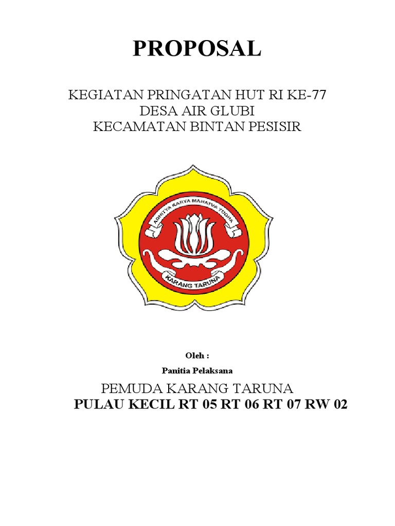 Contoh Proposal 17 Agustus | PDF