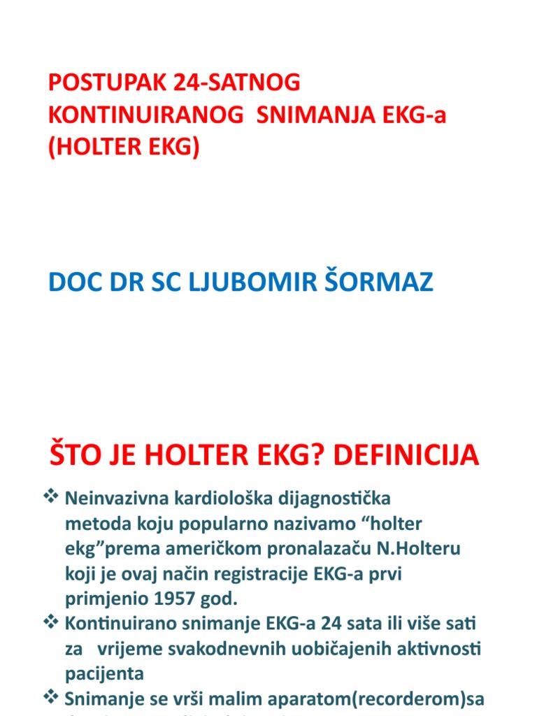 Holter 24-Satnog - Ekg | PDF
