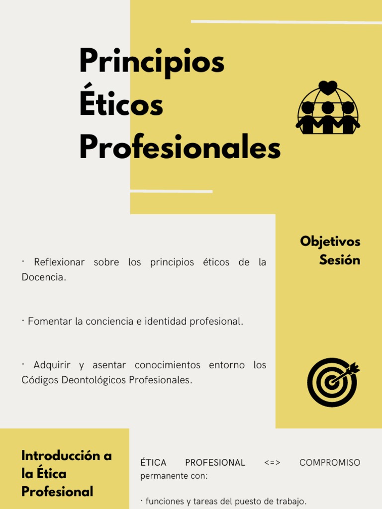 Principios Éticos Profesionales | Descargar gratis PDF | Ética ...