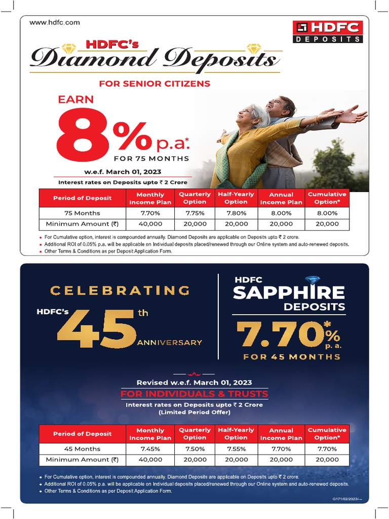 Interest Rate Slip March 012023 | PDF