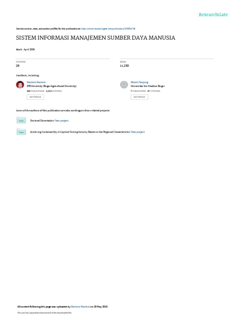 BukuSIMSDM-Prof Marimin | PDF