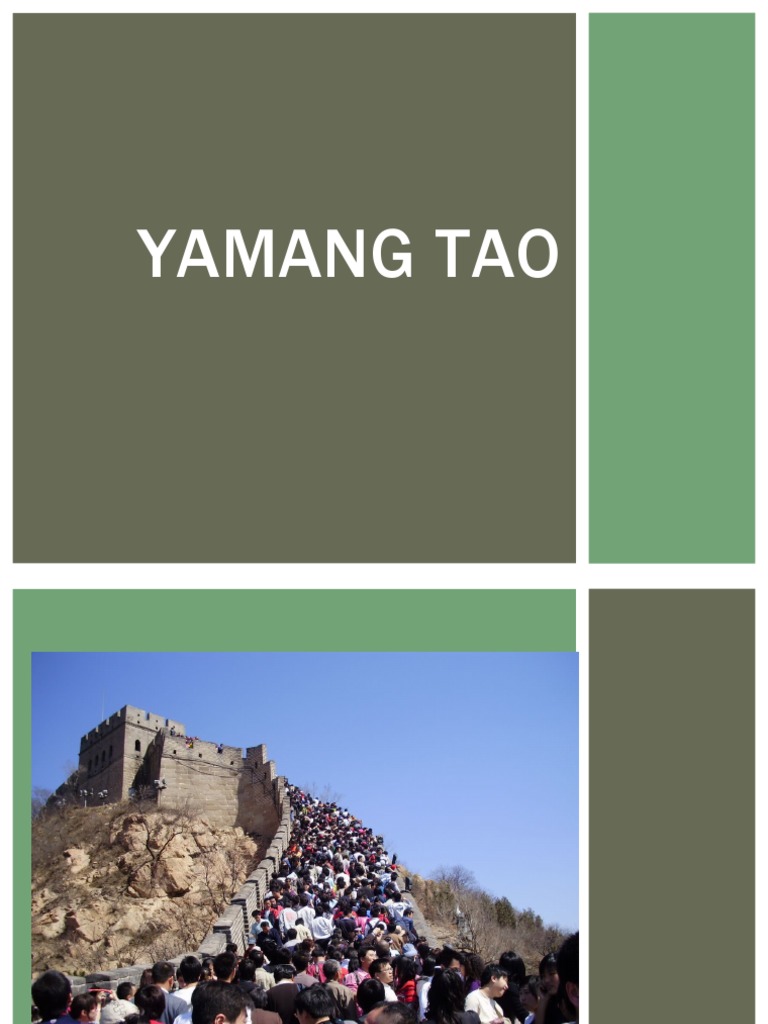 Yamang Tao | PDF