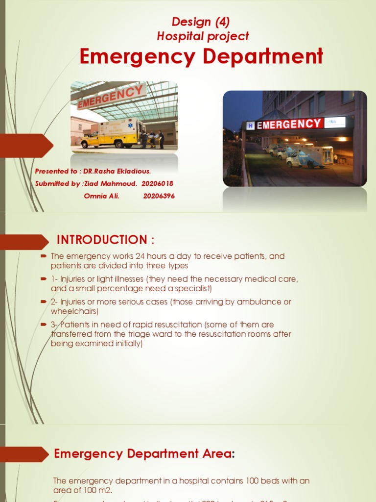 Design | PDF | Emergency Department | Hospital
