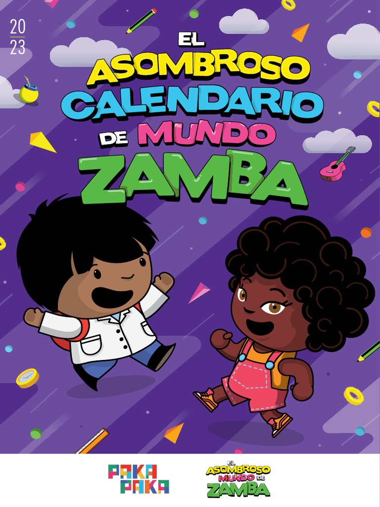 Calendario Mundo Zamba educativo con fechas históricas | PDF | Constitución