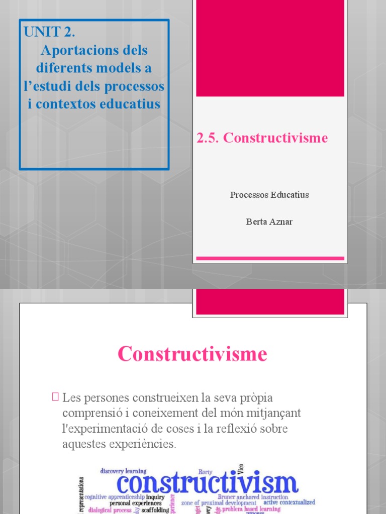 2.7. Constructivisme | PDF