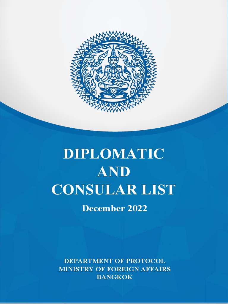 December 2022 | PDF | Diplomatic Mission | Diplomatic Rank