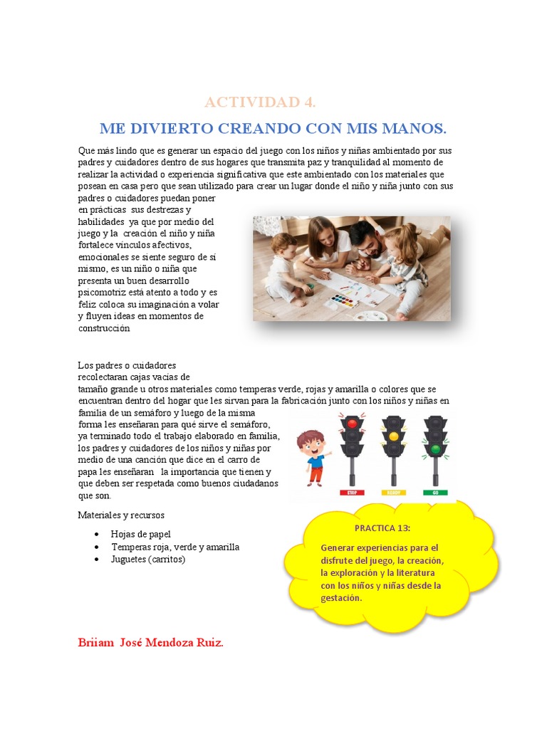 Me Divierto Creando Con Mis Manos. | PDF