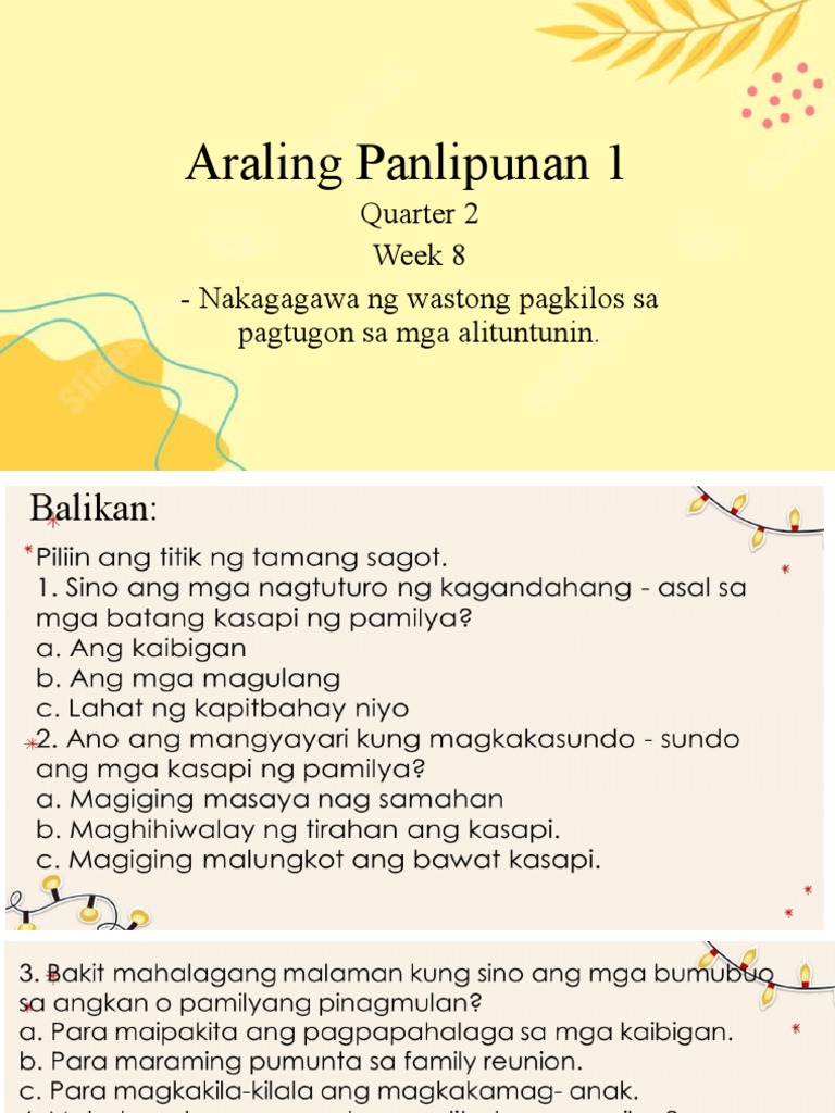 Ap Q2W8 | PDF