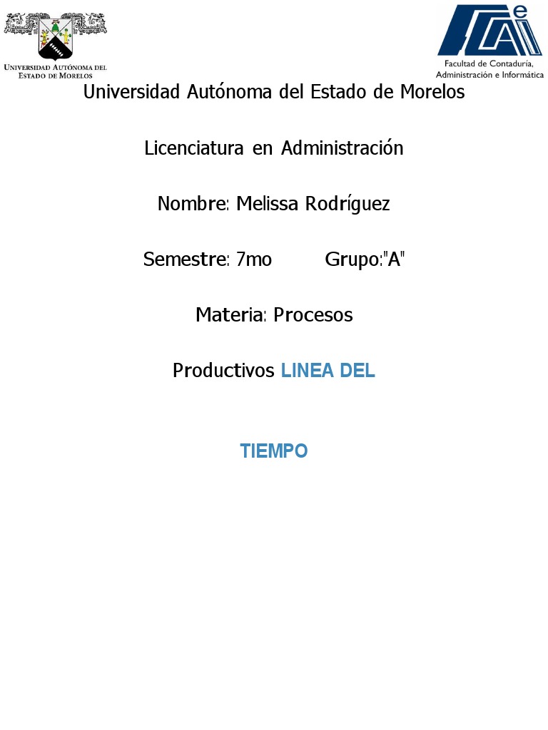 Linea Del Tiempo - La Producción | PDF | Producción en masa | Economias