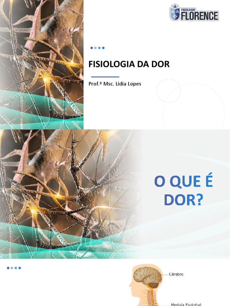 Aula 6 - Fisiologia Da Dor | Download grátis PDF | Dor | Cérebro
