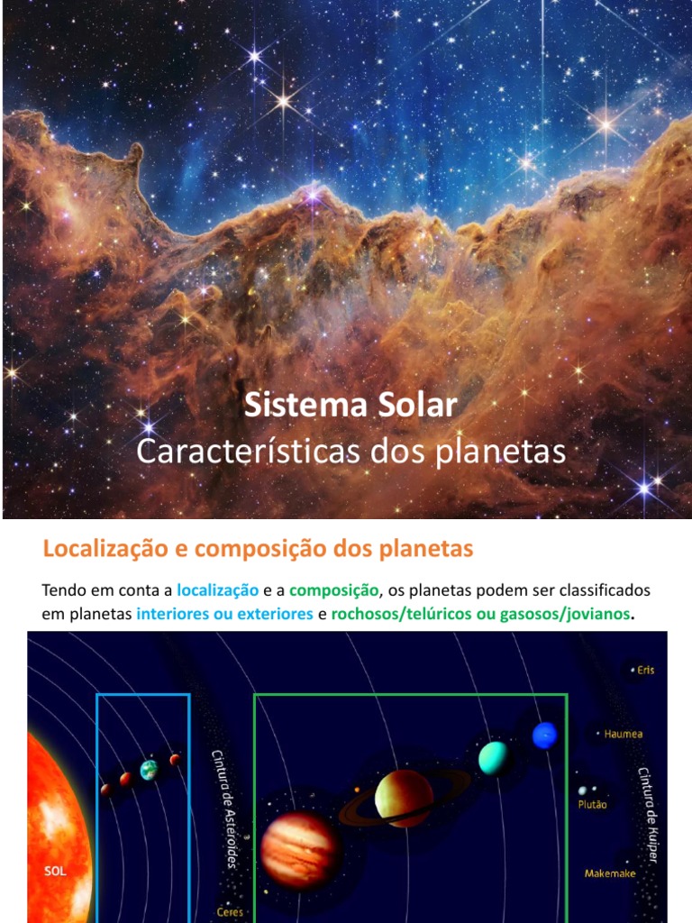 Faq7 - Características Dos Planetas | PDF | Planetas | Planetas terrestres