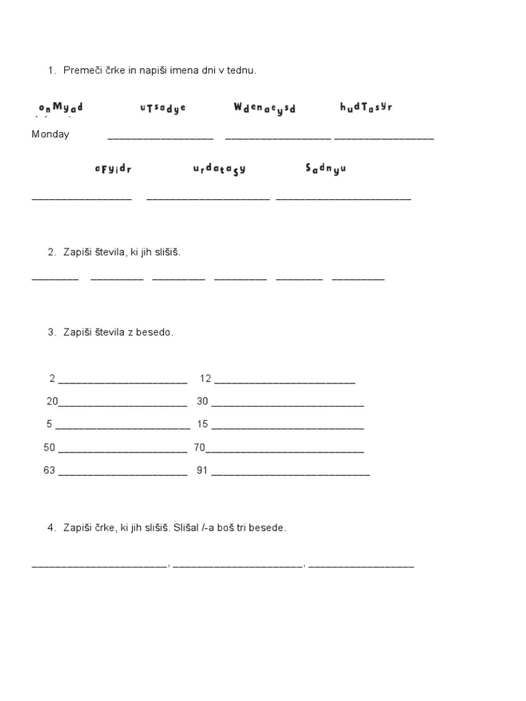 Test 1 - Young Explorers 2 | PDF