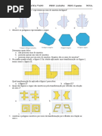Atividade Simetria | PDF | Geometria Elementar | Simetria