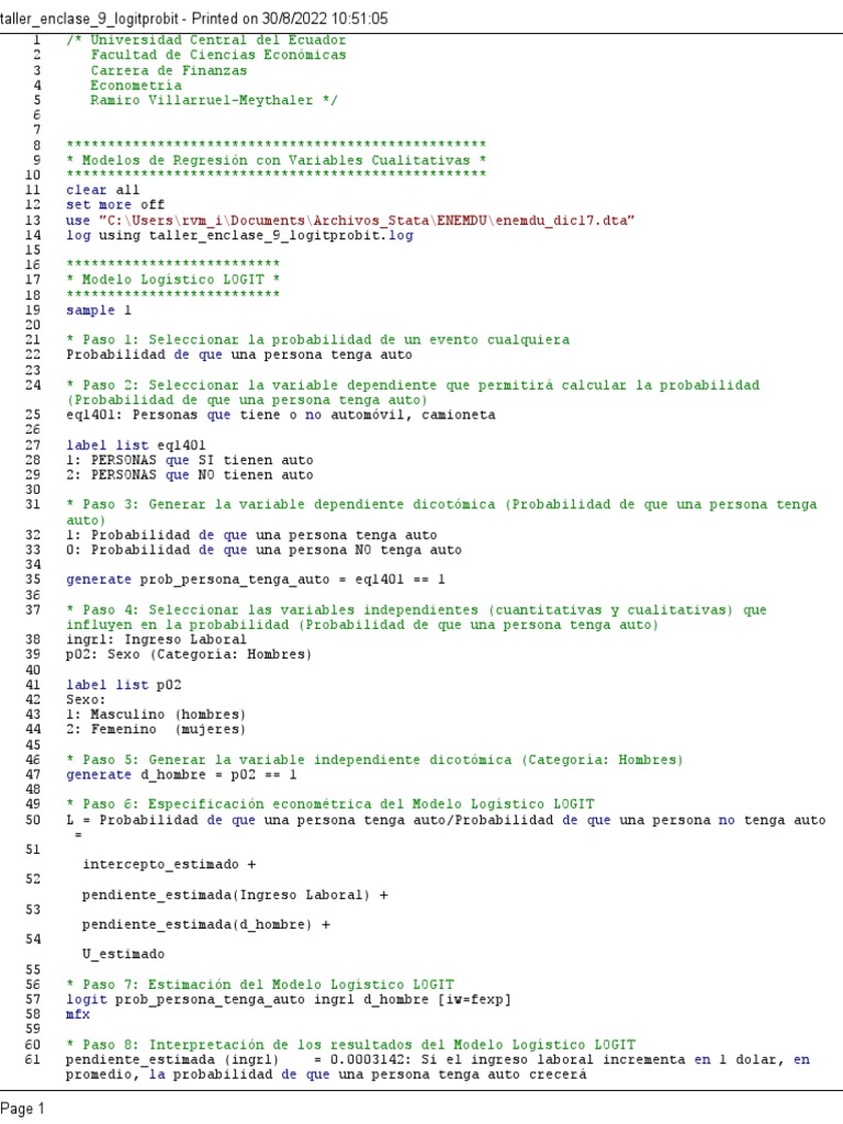 Modelo Logi-Probit | PDF | Science | Estadísticas