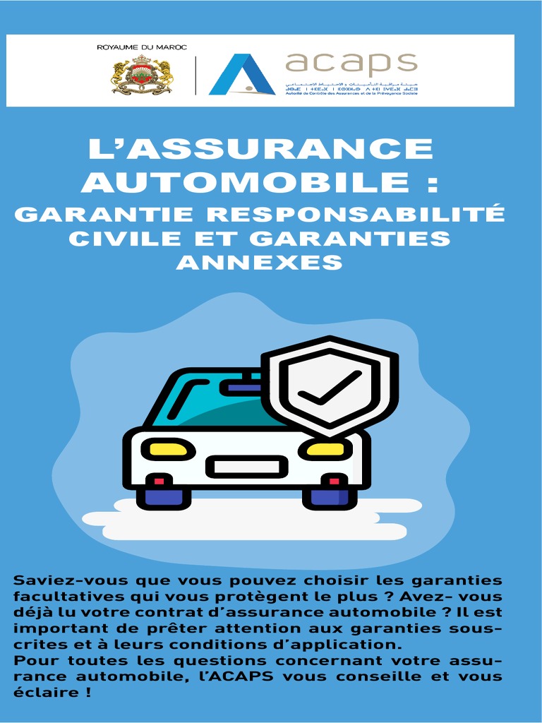 Assurance Automobile : Garanties Essentielles | PDF | Assurance ...